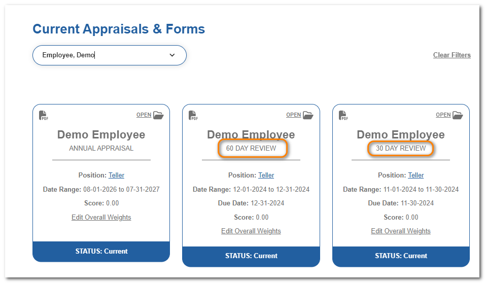 Performance Pro - What are Concurrent Appraisals? - New Interface