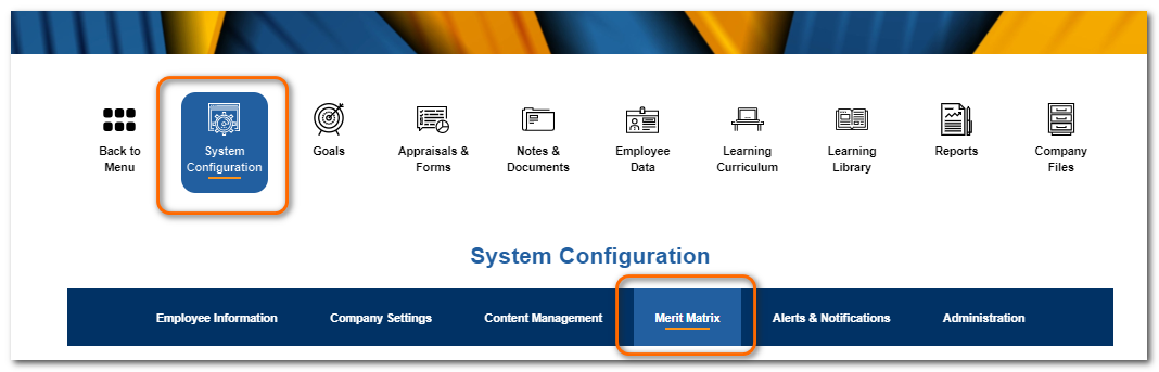 Performance Pro - Activating the Merit Matrix Tool- New Interface