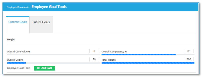 Adding Current or Future Goals