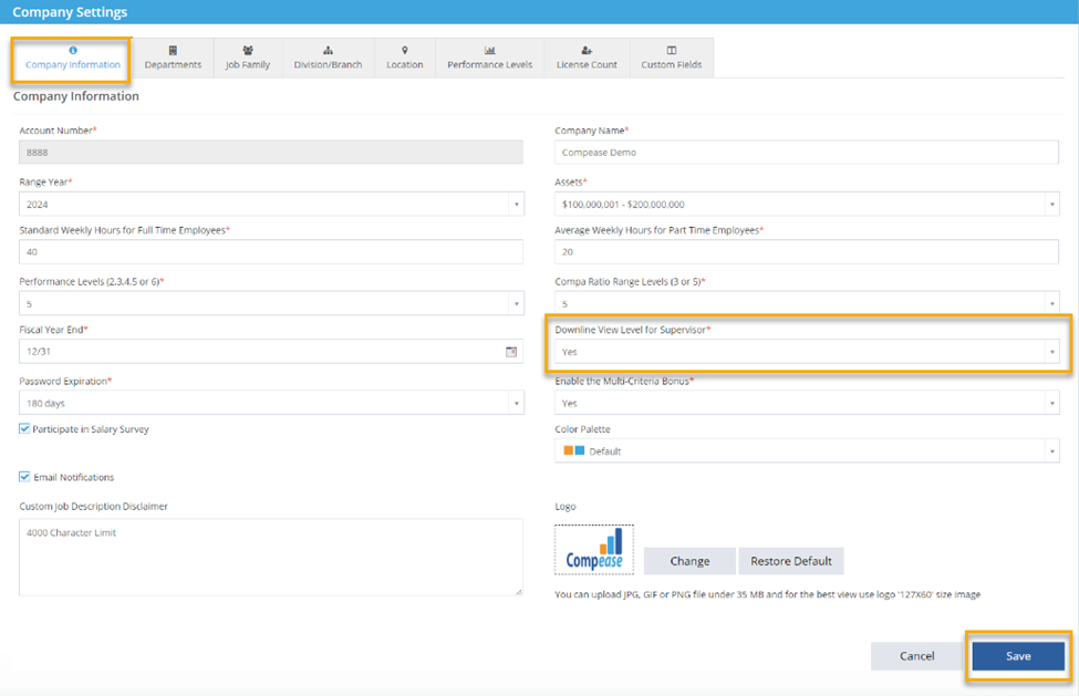 Merit Planning: Assign Supervisor Access - Discretionary Matrix