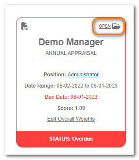 Performance Pro - How to Re-open a Self Appraisal for Editing - New ...